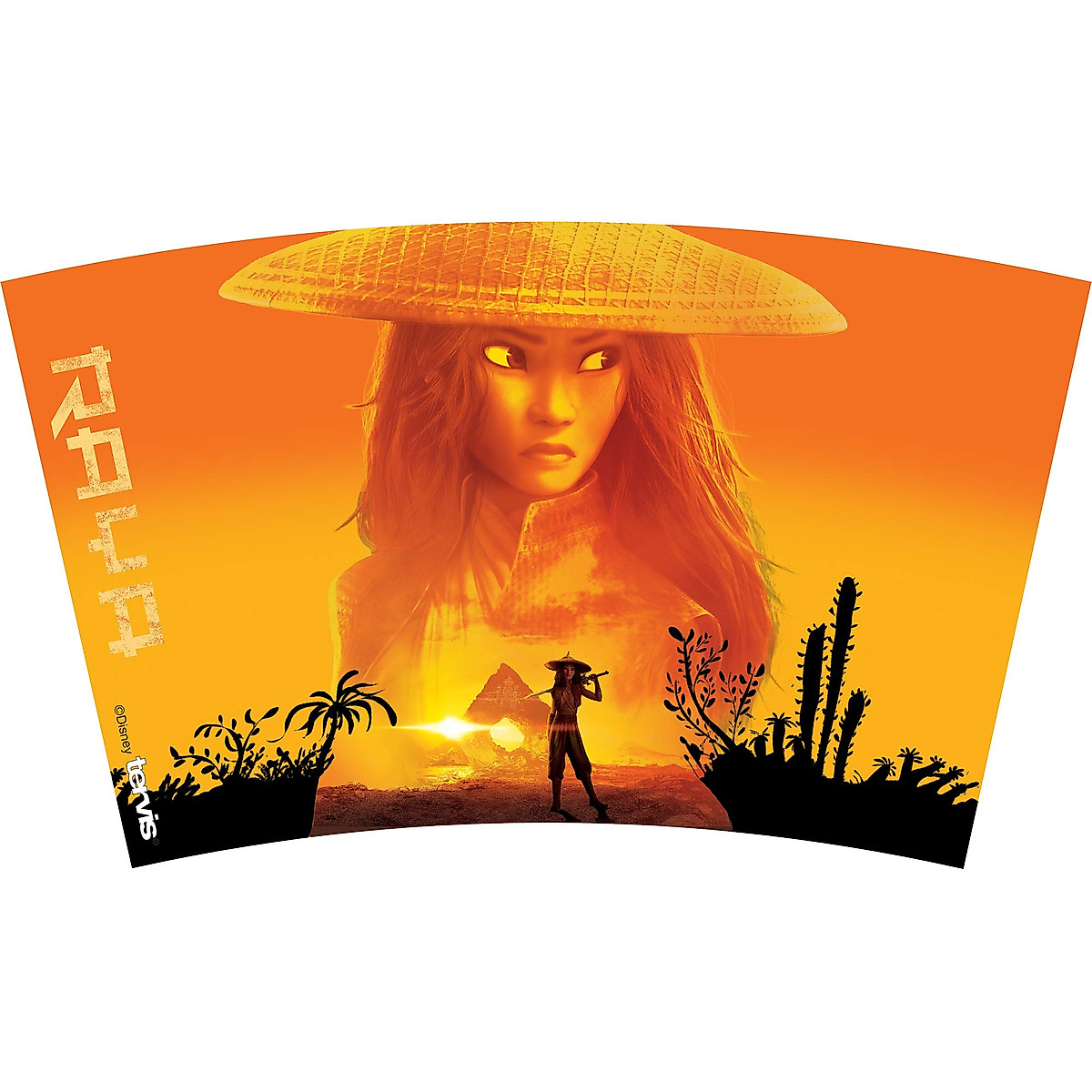 Tervis Disney Raya and the Last Dragon Made in USA Double Walled Insulated Tumbler Travel Cup Keeps Drinks Cold & Hot, 10oz Wavy, Classic