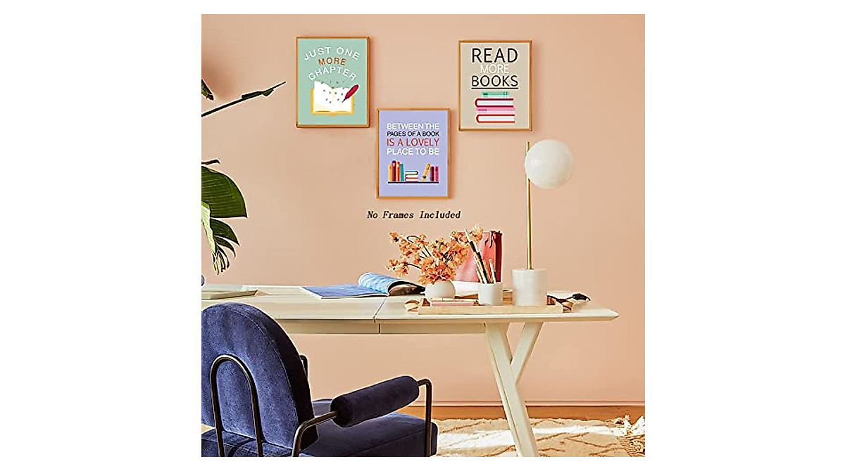 Colorful Watercolor Book Art Posters - Motivational Quotes for ...