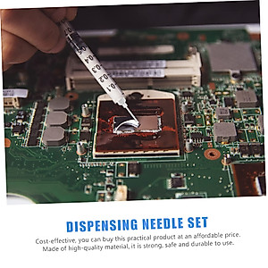 12pcs Stainless Steel Dispensing Needles with Precision Tips Unbending Luer Lock for Accurate Liquid Dispensing