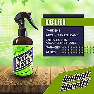 Rodent Sheriff Pest Control - Ultra-Pure Peppermint Spray Repellent - Naturally Repels Mice, Raccoons, Ants, and More - Made in USA (2)