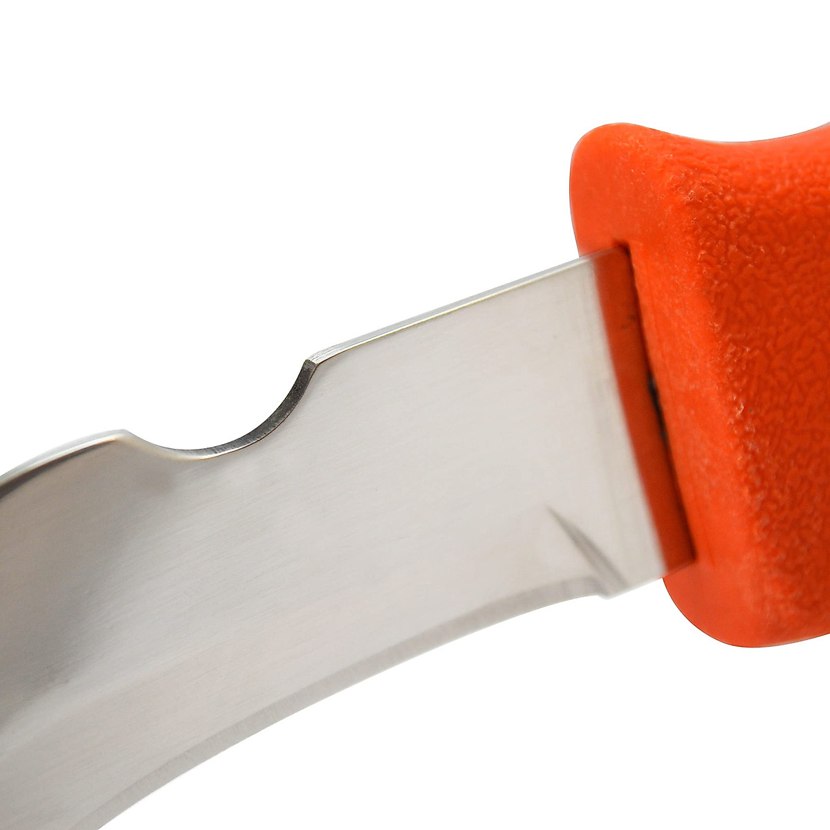 Jameson 32-70-O-2PK Hawkbill Cable Splicer Skinning Knife with Orange Handle 2-Pack