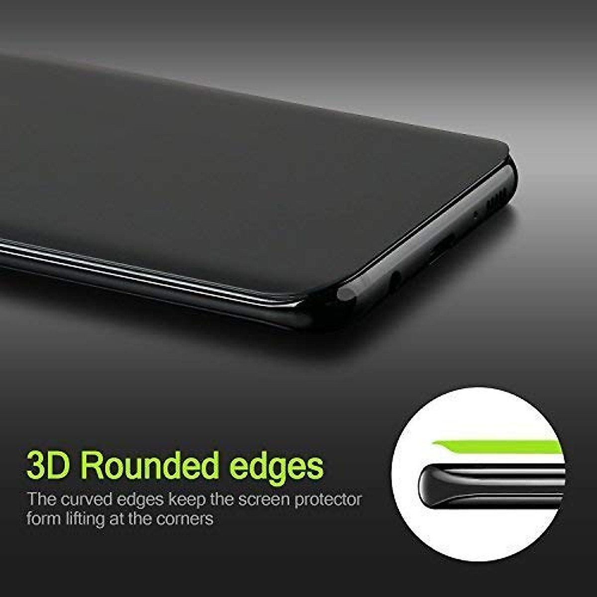 [2 Pack] YWXTW Galaxy S10 Plus Privacy Screen Protector, Tempered Glass Anti-Spy 9H Hardness Black Film for Samsung Galaxy S10 Plus, 3D Touch Anti-Peek Anti-Scratch Bubble Free Easy Install