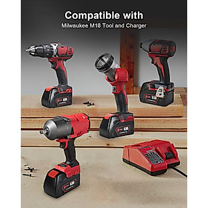 Aoasur 9.0Ah Replacement for Milwaukee 18v Battery (2-Pack)