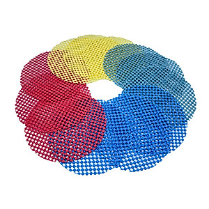 12 Pack Multi-Purpose Bottle and Jar Opener Grip Pads - 5.5” Round Non-Slip Kitchen Gripper for Lids, Cans and Medicine Bottles - 2-in-1 Coaster and Opener - by Bigleef