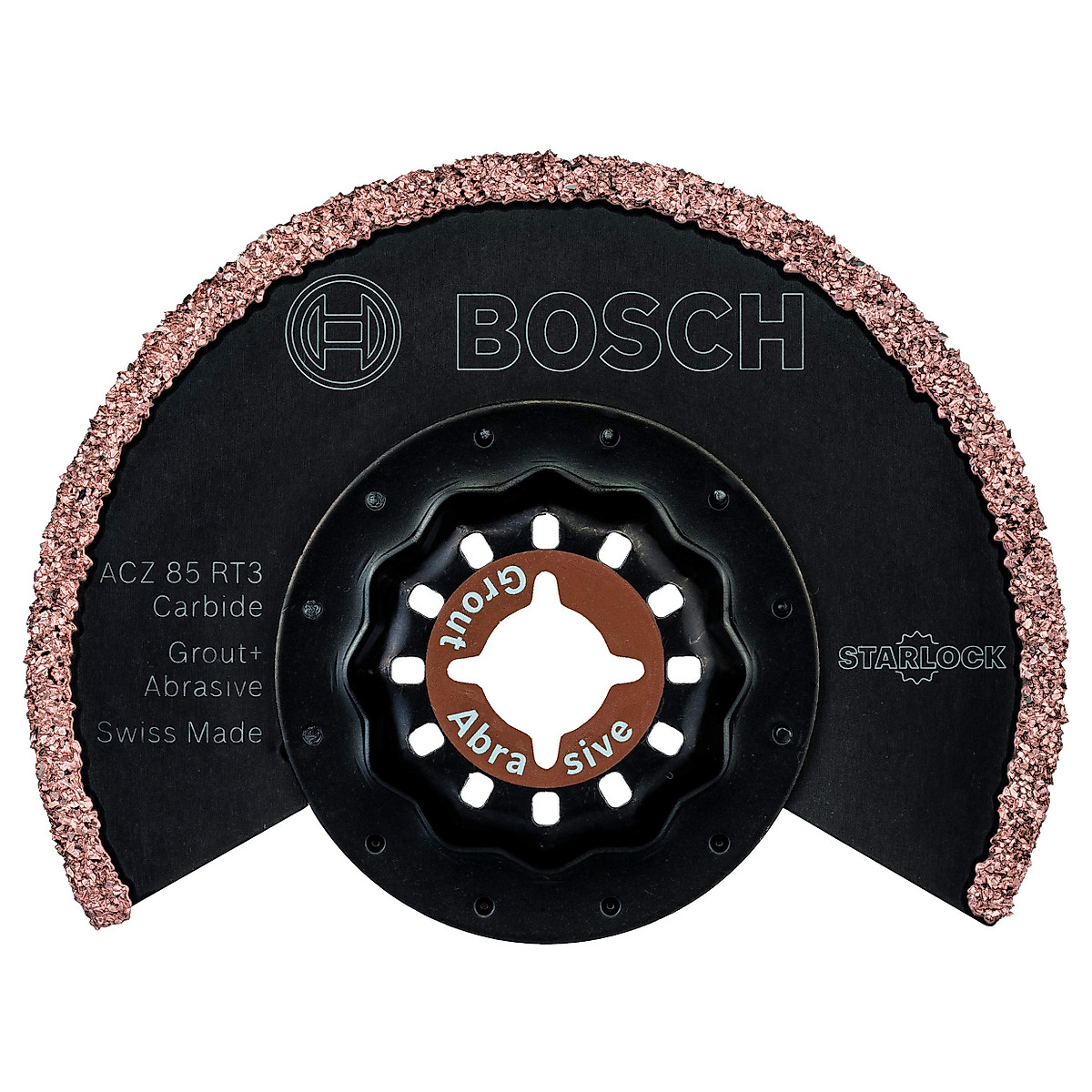 Bosch Professional 2608664484 Pack of 10 Segment Saw Blades ACZ 85 RT3 (for Mortar, Starlock, Grit 30, Diameter 85 mm, Accessories Multifunctional Tool)