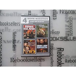 4 Movie Marathon: Classic War Collection (Wake Island / To Hell and Back / Battle Hymn / Gray Lady Down)