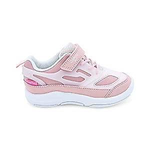 OshKosh B'Gosh Girls Carson Sneaker, Light Pink, 4 Toddler