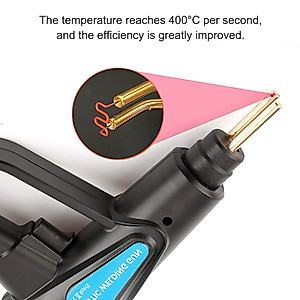 70W Hot Stapler, Plastic Welding Machine Car Bumper Repair Kit, 4 Types Flat/Outside Corner/Inside Corner/Wave Staples, Welding Repairing Machine Welder Gun Repair