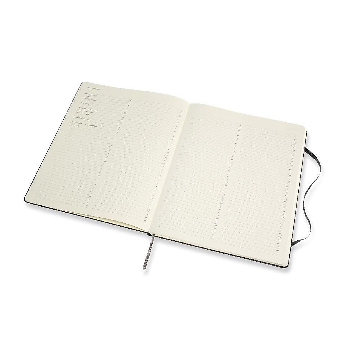 Moleskine PRO Notebook, Hard Cover, XXL (8.5" x 11") Professional Project Planning, Black, 192 Pages