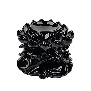 OmyLens Large Lotus Crystal Ball Stand Sphere Display, Natural Healing Feng Shui Glass Orb Holder Base Statue Decoration, for 80mm-150mm Sphere