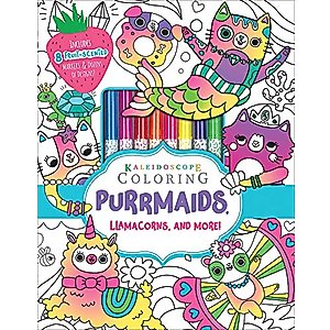 Kaleidoscope Coloring: Purrmaids, Llamacorns, and More!