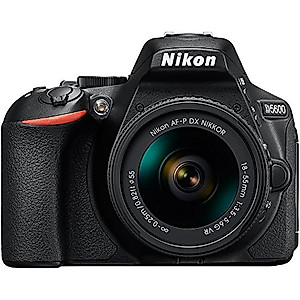 Nikon D5600 24.2MP DSLR Camera with 18-55mm VR and 70-300mm Dual Lens (Black) – (Renewed) (18-55mm VR & 70-300mm 2 Lens Kit)