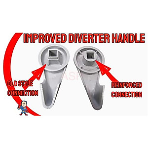 Spa Hot Tub Reinforced Diverter Handle Knob 4" Long 2" Wide Gray How to Video