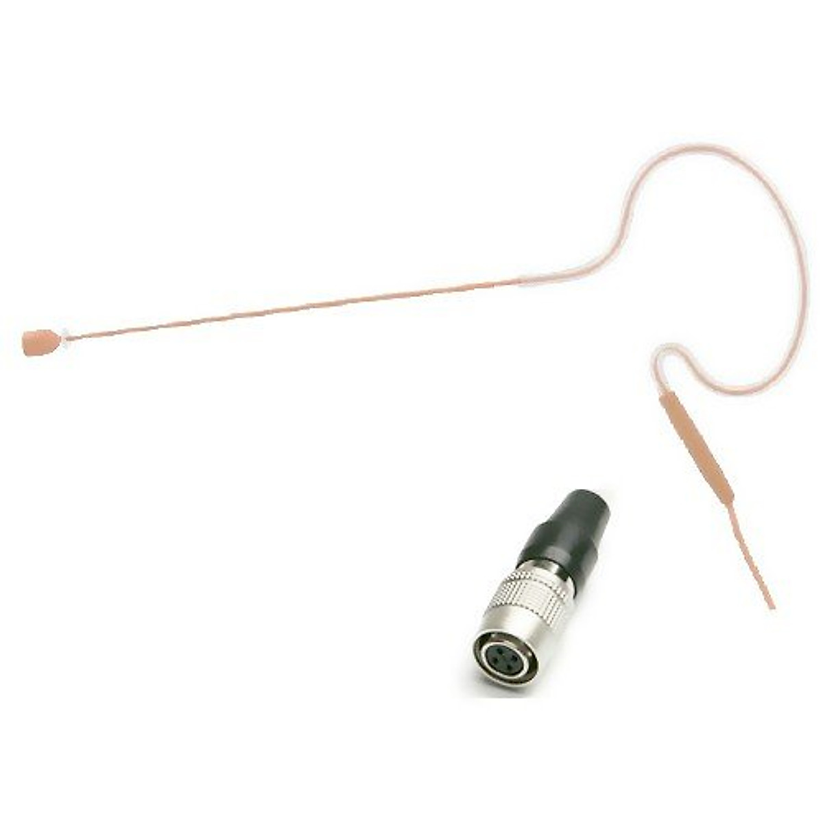 Av-jefe Vl630-h4p Tan Headset Microphone W/hiroshi 4 Pin for Audio Technica Wireless Microphone System