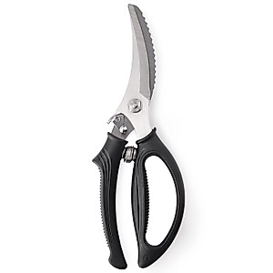 Heavy Duty Poultry Shears - Kitchen Scissors for Cutting Chicken, Poultry, Game, Meat - Chopping Vegetable - Spring Loaded