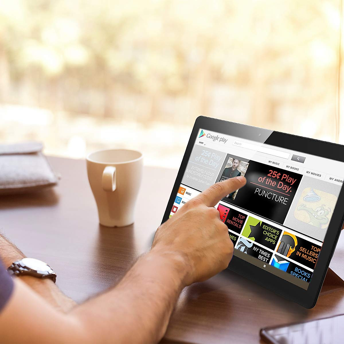 Azpen 10 Inch Android 11 Tablet IPS HD Display 2GB RAM 32GB Storage Dual Camera Bluetooth WiFi