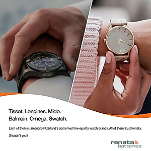 Renata 399 SR927W Batteries - 1.55V Silver Oxide 399 Watch Battery (2 Count)