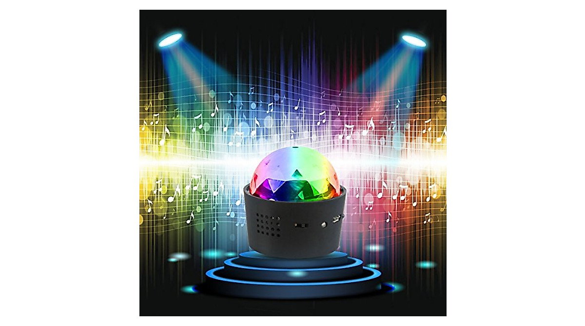 Mini Disco Light - Portable Sound-Activated LED Party & Car Light