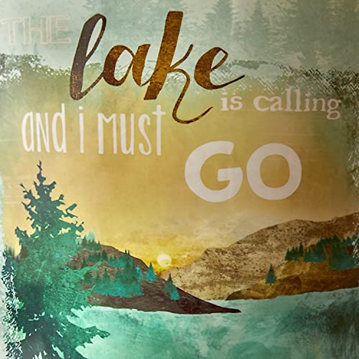 SKL Home Waterfront Wastebasket, Multicolored