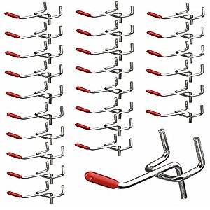 ANYUFEI 25/50 pcs Peg Board Hos Wall Shelf Tool Hangers Organizer Storage Display Hardware Tools (Size : 50PCS)