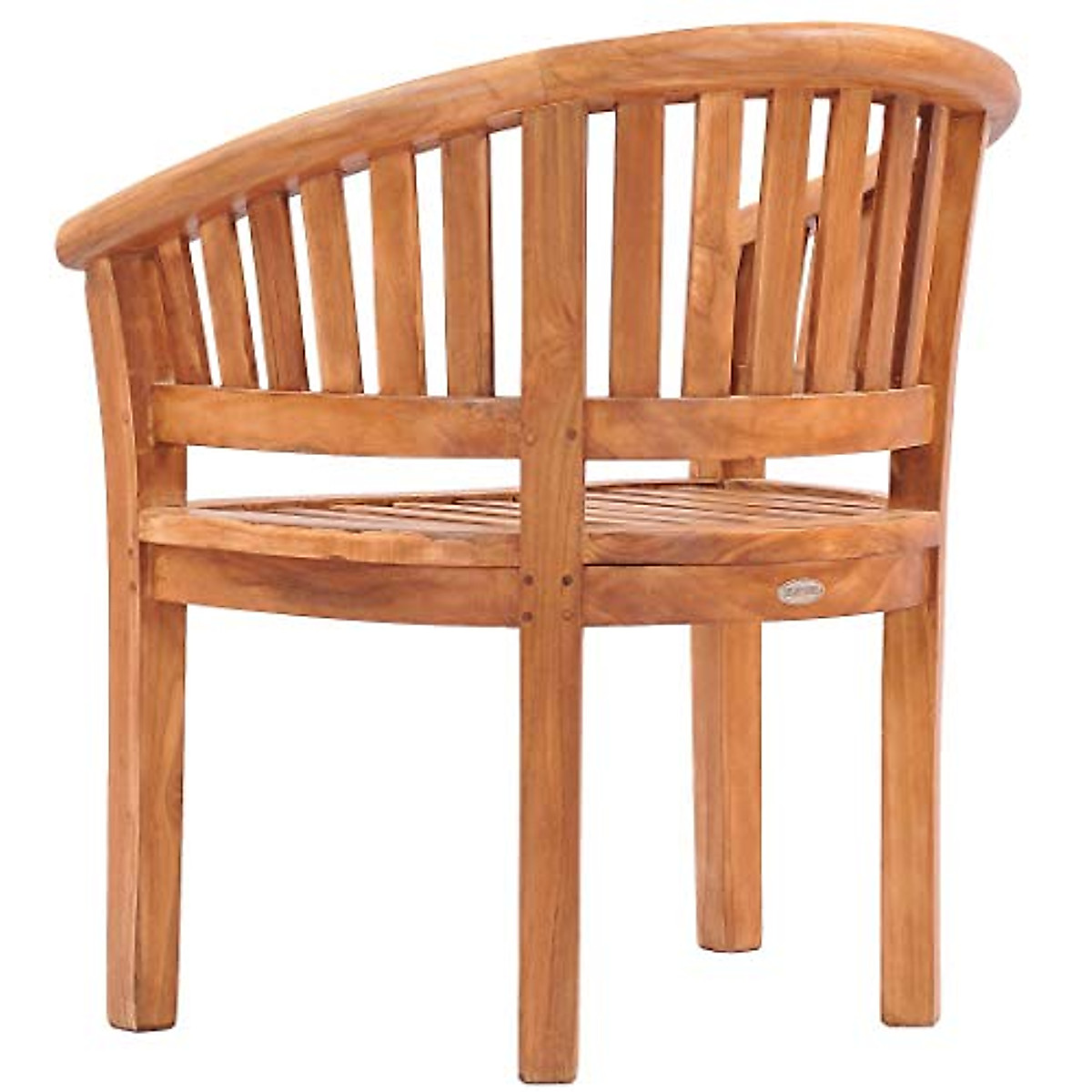 Teak Peanut Outdoor Patio Chair, Made from Solid A-Grade Teak Wood