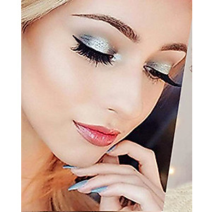 Go Ho Black Grey Silver Smokey Eyeshadow Palette,9 Colors Matte&Shimmer Eye Makeup Palette,Gray White Eyeshadow Makeup,Waterproof Cool Shades Eye Shadow Palette with Prism Mirror