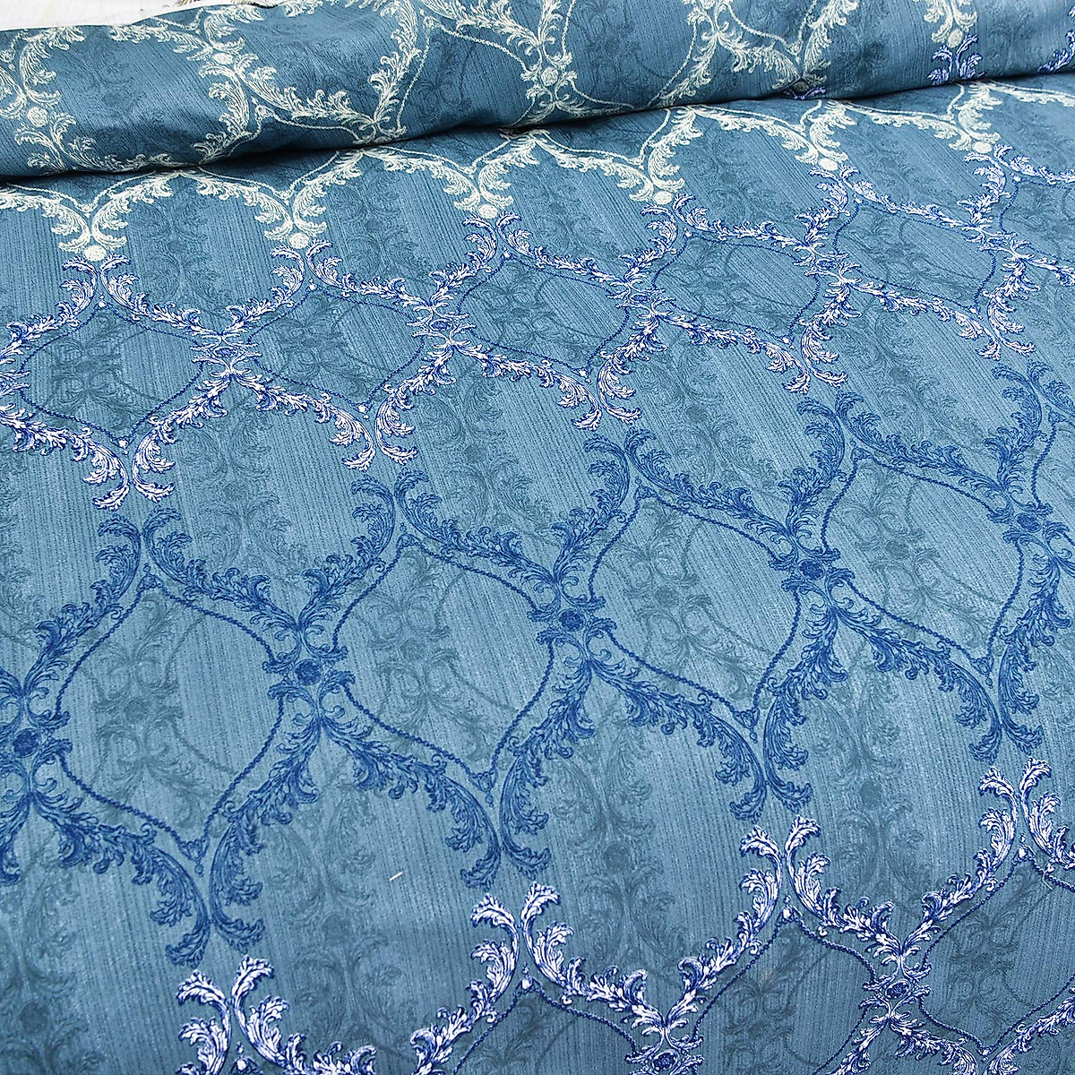 Candid Bedding Washed Duvet Cover Set - 3 Piece Ultra Soft Double Brushed Microfiber Comforter Cover with Zipper Closure (1 Duvet Cover + 2 Pillow Shams) – Queen, Blue