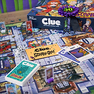 CLUE: Scooby Doo! Board Game | Official Scooby-Doo! Merchandise Based on The Popular Scooby-Doo Cartoon | Classic Clue Game Featuring Scooby-Doo Characters | Gather The Gang and Solve The Mystery!