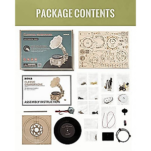 ROKR 3D Wooden Puzzles for Adults-Model Building Kit for Adults to Build-424Pcs DIY Wood Craft Kit-Room Decor for Men and Women