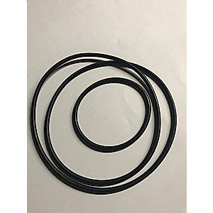 2 NEW Replacement BELTS for DeJur Dual 8 Film Projector Eldorado 84