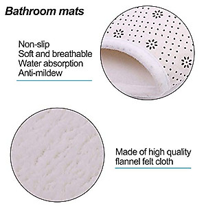 Faitove 4PCS Kids Funny Blocks Shower Curtain Sets with Non-Slip Rugs, Toilet Lid Cover and Bath Mat, Colorful Shower Curtain Cloth Waterproof Polyester Fabric Bright Bathroom wtih Hooks, 72 x 72