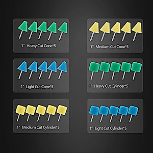 Mini Buffing Polishing Pads, 30Pcs Mini Detail Polishing balls Use On Rotary Tools,Cordless electric drill, Small area Polisher Tool for Tight Area Detailing Polishing Waxing And Sealing Glaze -MNPC30