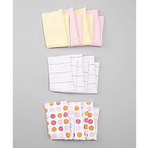 Spasilk Baby 10 Pack Soft Terry Bath Washcloth Wipes