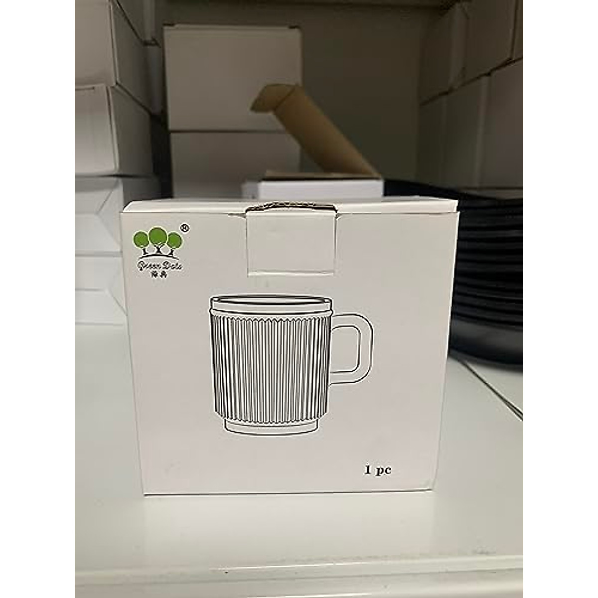 Yalucky Clear Iridescent Coffee Mug with Lid and Sakura Spoon Tea Cups Glass Mugs Pretty Cute Mug for Milk Latte Chocolate Juice Water for Women Men Birthday Christmas (white)