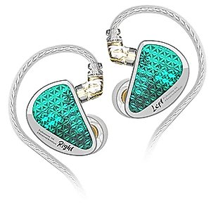 YINYOO KZ AS16 PRO 8BA Over Ear Earbuds Newest Monitor in-Ear Earbuds Earphones Noise Cancelling Wired Ear Buds Balanced Armature Headphones(Gyan no mic)
