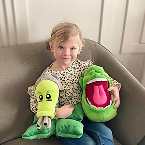 SWIGARDOL Stuffed Plush Ghost Slimer Dolls Toy 13 inches 10 inches