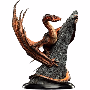 Weta Workshop The Hobbit Trilogy: Smaug The Magnificent Polystone Mini Statue, Multicolor