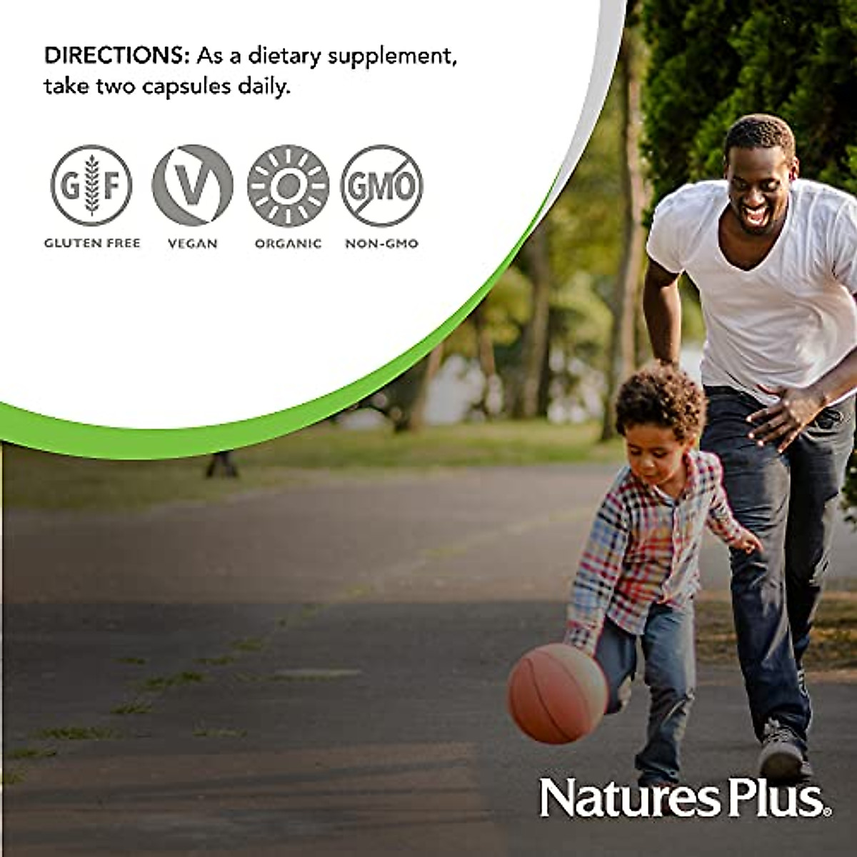 NaturesPlus Source of Life Garden Vitamin D3-60 Vegan Capsules, Pack of 3 - Immune System Support - Certified Organic, Non-GMO, Gluten Free - 90 Total Servings