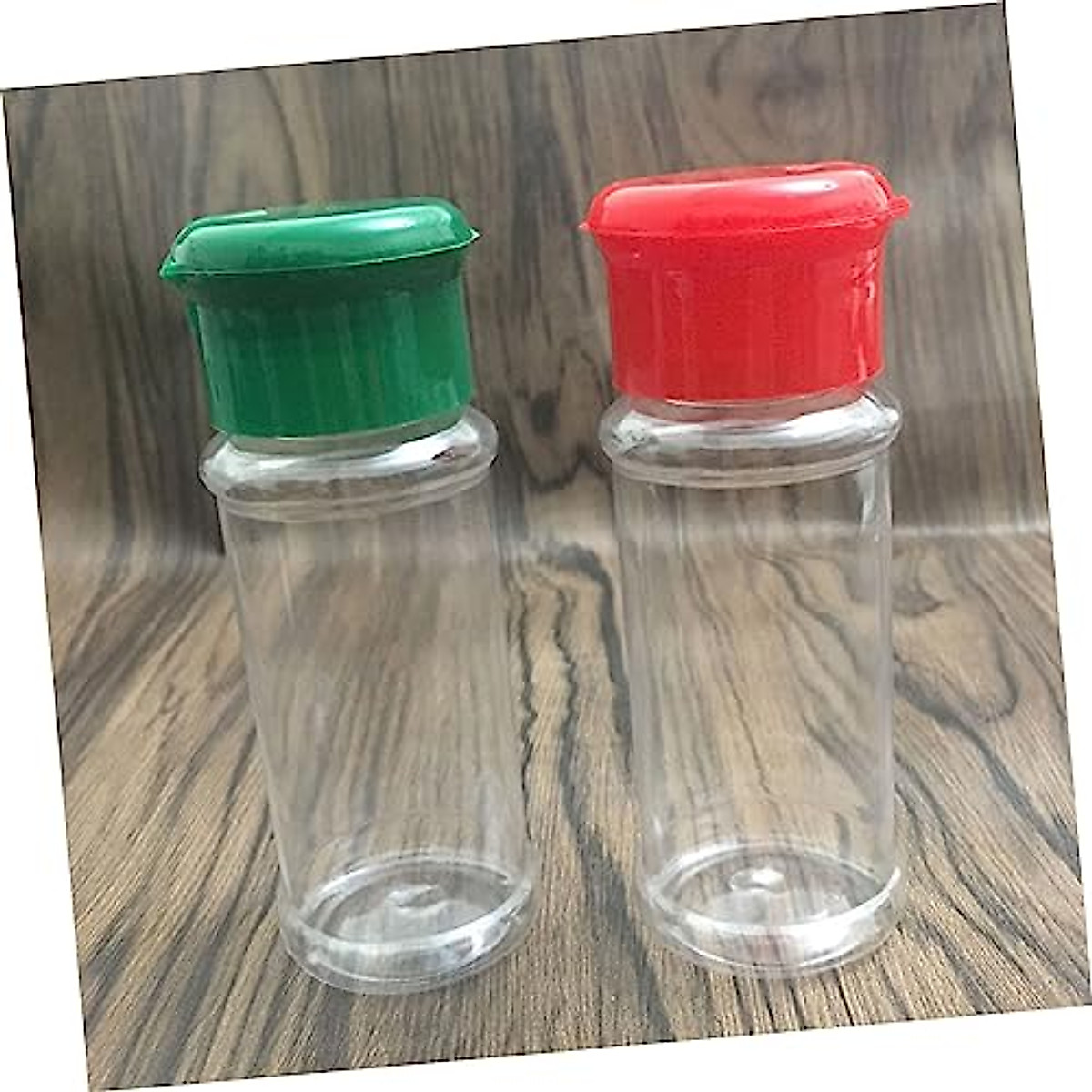 FELTECHELECTR Condiment Jars 24pcs Dispenser Mini s Plastic to Go Containers Empty Jars Condiment Jars Pepper Plastic Pepper Shakers Storage Jar Storage Bottle Salt Shaker Storage Containers