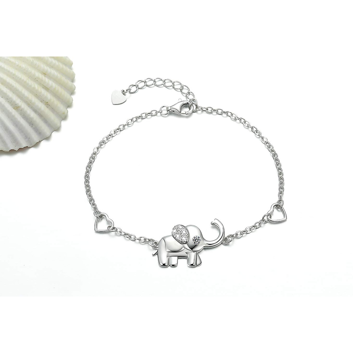 OneSight Elephant Bracelet For Women 925 Sterling Silver Elephants Bracelets Jewelry