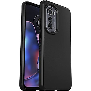 OtterBox Motorola Edge (2022 ONLY) Prefix Series Case - BLACK , ultra-thin, pocket-friendly, raised edges protect camera & screen, wireless charging compatible