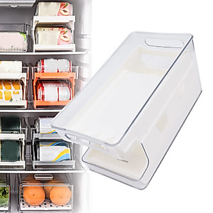 TOPINCN Food Can Dispenser Storage Rack Organizer 2 Tier Soda Can Rack Beverage Can Can Storage Holder Can Holder for Pantry Refrigerator (White)