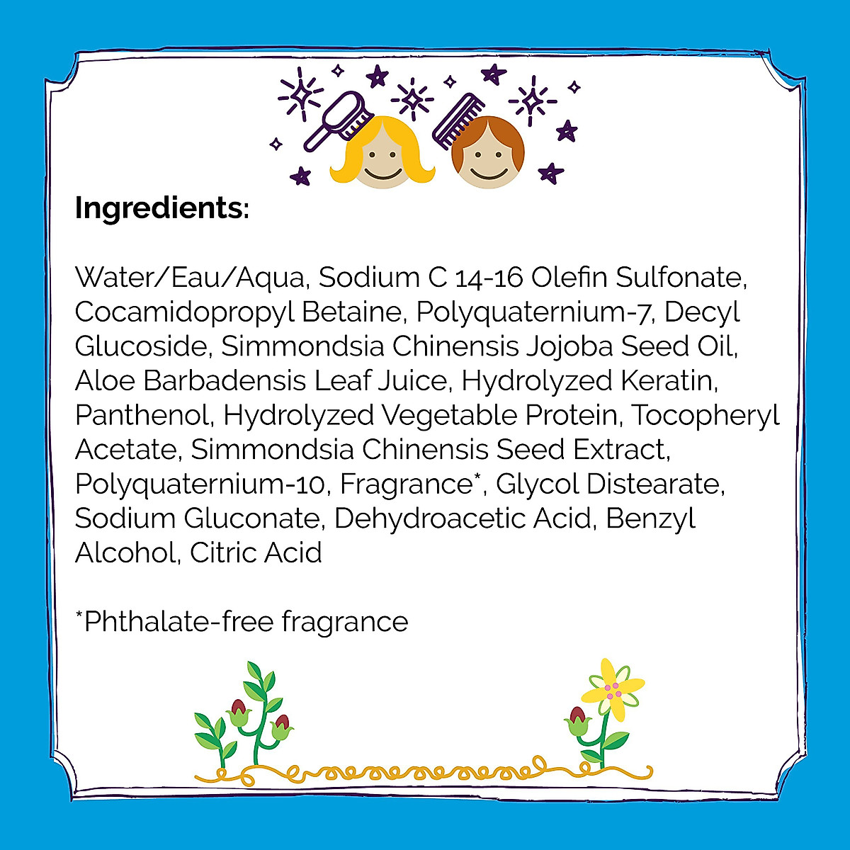 Fairy Tales Tangle Tamer Detangling Shampoo for Kids - Ultra Moisturizing and Anti Frizz Protection - Paraben Free, Sulfate Free - 12 Oz