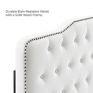 Modway Amber Platform, Queen, White