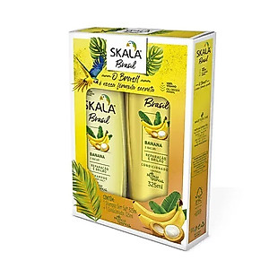 Skala - Linha Brasil - Kit Banana e Bacuri Shampoo e Condicionador (2 x 325 Ml) - (Brazil Collection - Banana and Bacuri Shampoo & Conditioner Set (2 x 11 Fl Oz))