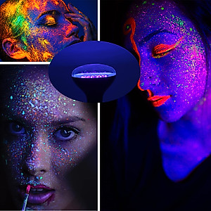 BR30 UV Black Light Bulb - 15W(100w Equivalent) E26 Medium Base, UVA 385-410nm, Blacklight Flood Light Bulbs Perfect for Body Paint, Blacklights Party, Fluorescent Poster, Halloween, Bedroom, 2 Pack