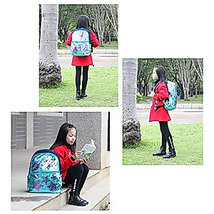 Le Vasty Sequin School Backpack for Girls Boys Kids Cute Kindergarten Elementary Book Bag Bookbag Glitter Sparkly Back Pack One_Size