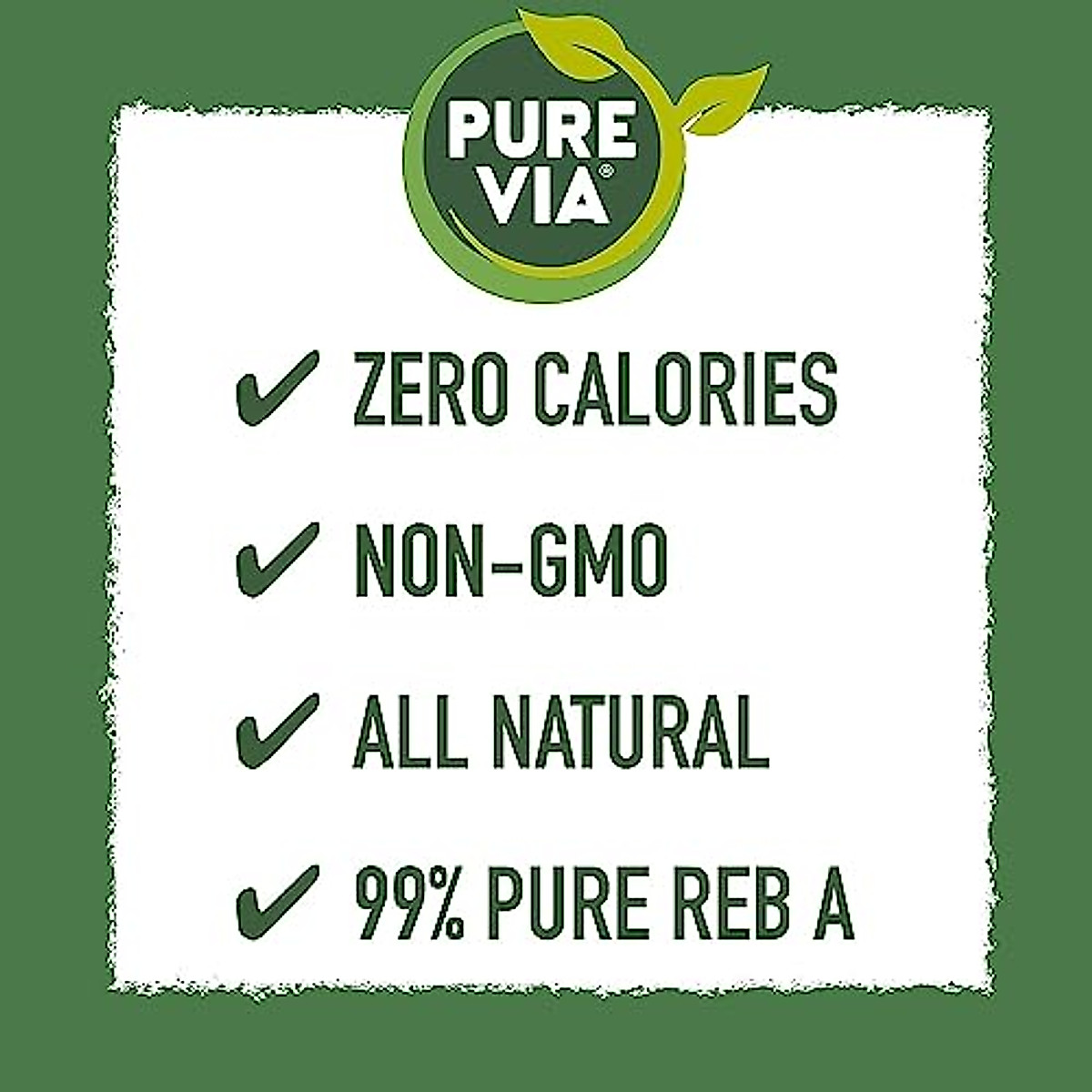 Pure Via Stevia Sweetener 28.2oz (800 packets)