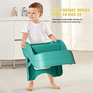 HAHONIA Step Stools for Kids Non-Slip 2 Step Stool for Toilet Kids Foldable Kitchen Step Stools Toddler Step Stool for Potty Training Bathroom Toilet Stools with Soft Anti-Slip Grips