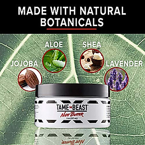 Nutt Butter Men's Lotion for Groin, Back & Body - Tingle with Essential Oils, Eucalyptus, Aloe, Cocoa, Vitamin E - 8 oz Anti-Aging, Anti-Chafing Cream by Tame the Beast